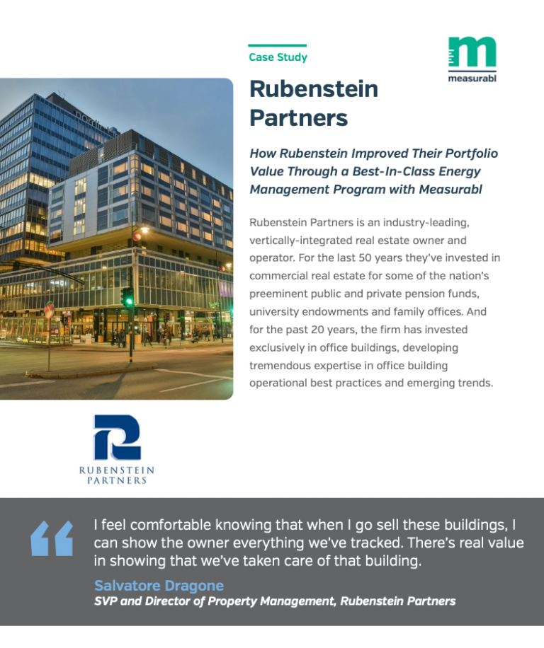 Rubenstein Partners Improves Portfolio Value with Measurabl - Measurabl